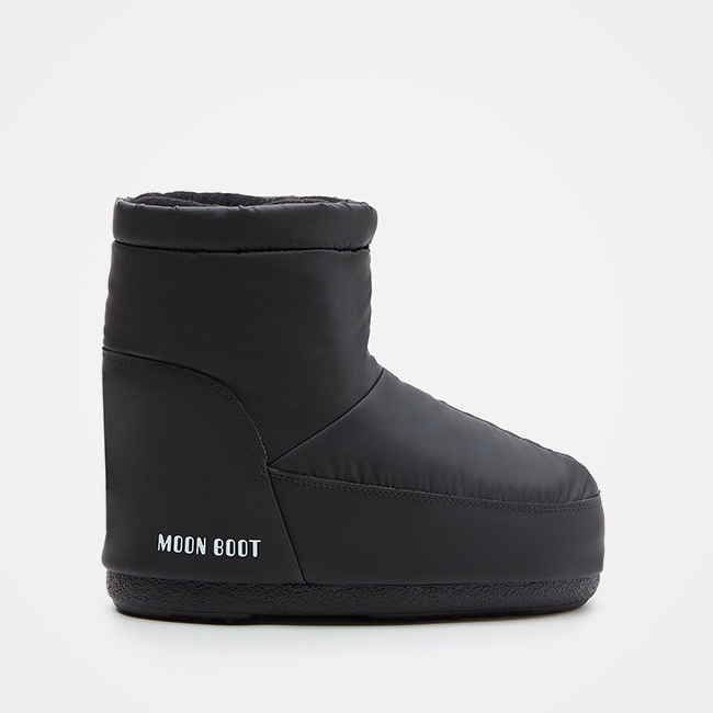 Moon Boot ICON LOW NOLACE RUBBER BLACK