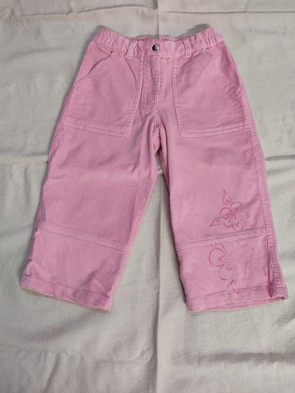 Roze somot pantalone