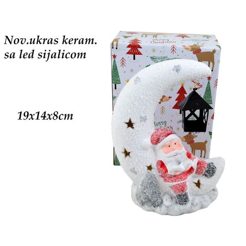 Novogodišnji ukras sa led sijalicom 002639