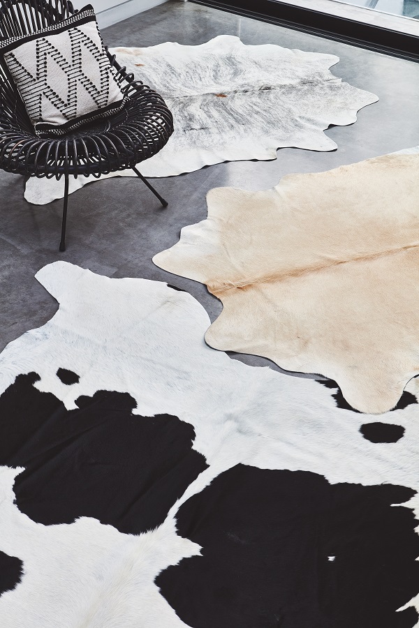 Rodeo Cowhide Black/White