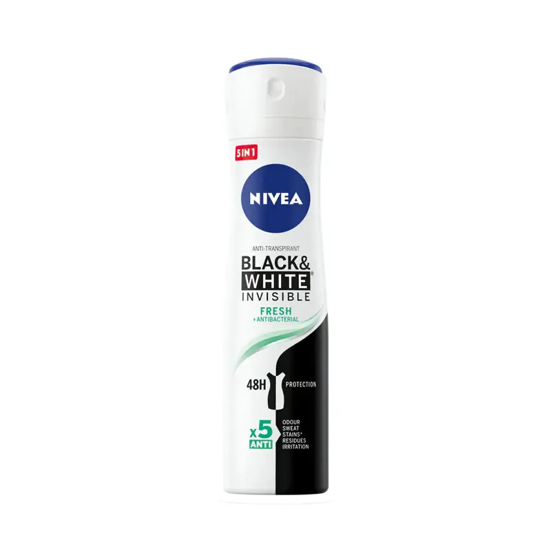 NIVEA Ženski dezodorans Black & White Invisible Fresh 150 ml
