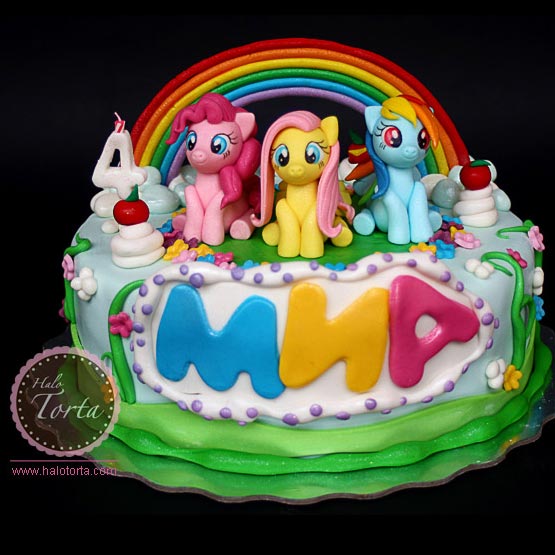 Torta Moj mali poni šarena – Dečije torte