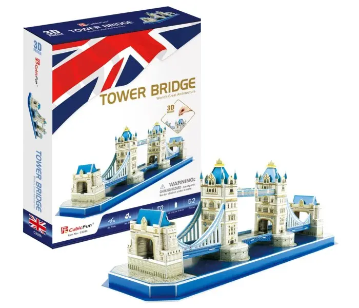 CUBIC FUN Puzzle 3D Tower Bridge C238h