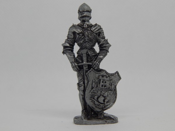Suvenir FIGURA, metal, 60 mm, srpski vitez beogradski stražar