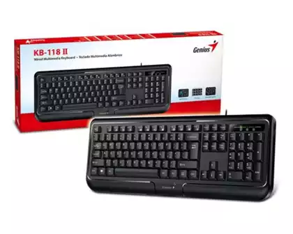 GENIUS KB-118 II USB US crna tastatura