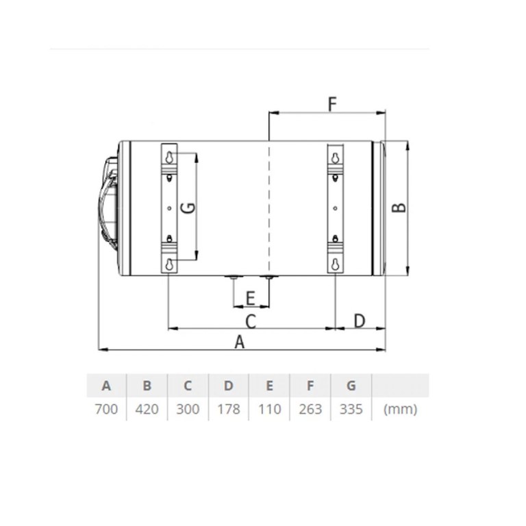 TERMORAD PROHROM 60L HORIZONTA