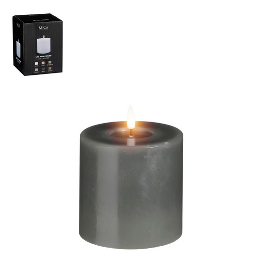 NG dekoracija - LED CANDLE 10cm 1134714 - Grey - EDL