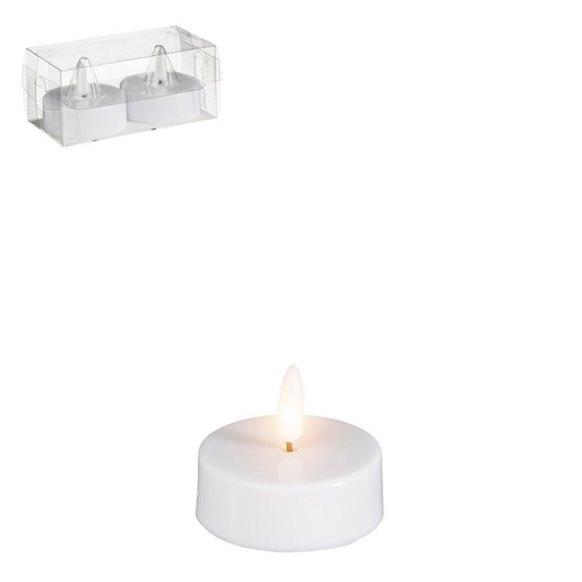 NG dekoracija - LED CANDLE SET 2pcs 1134728 - White - EDL