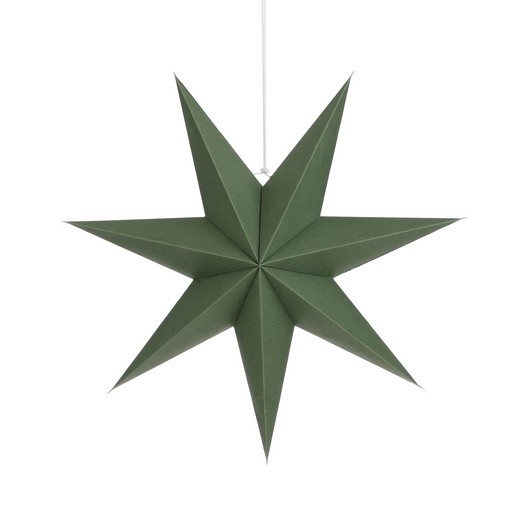 NG dekoracija - HANGING PAPER STAR 60cm 1100397 - Green - EDL