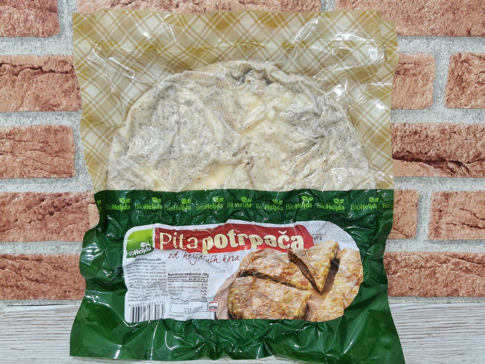 Pita potrpača od heljdinih kora sa sirom 600g – smrznuto