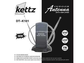 Sobna TV/FM antena Kettz DT-K101 + pojačivač