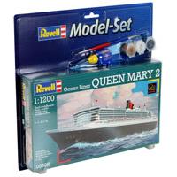 Revell maketa broda sa priborom Model Set Queen Mary 2 RV65808/5654