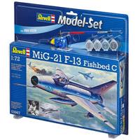 Revell maketa aviona sa priborom Model Set MiG-21 F-13 Fishbed C RV63967/5008