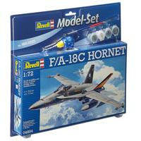 Revell maketa aviona sa priborom Model Set F/A-18C Hornet RV64894/5008