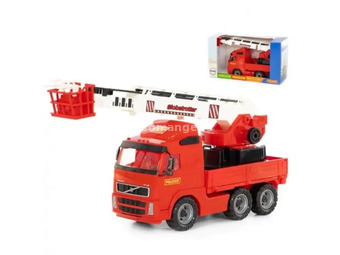 Igračka volvo vatrogasni kamion sa kranom 58 cm
