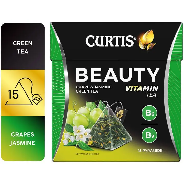 CURTIS Zeleni čaj sa laticama jasmina i komadićima grožđa Beauty Tea 15/1