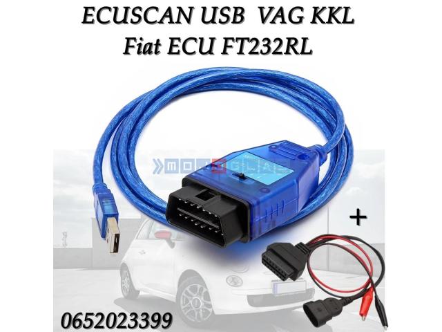 ECUSCAN USB VAG KKL Fiat ECU FT232RL