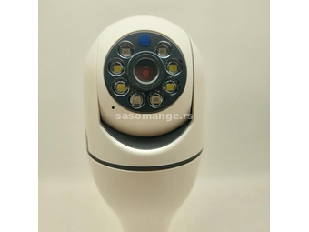 PTZ kamera sijalica E27 Rotirajuca Icsee 2MPIX WiFi