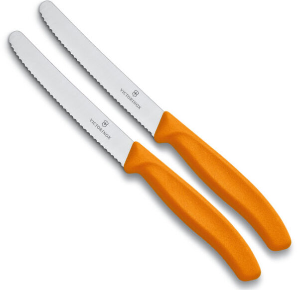 Victorinox kuhinjski nož 67836 L119B 2/1 reckasti narandžasti