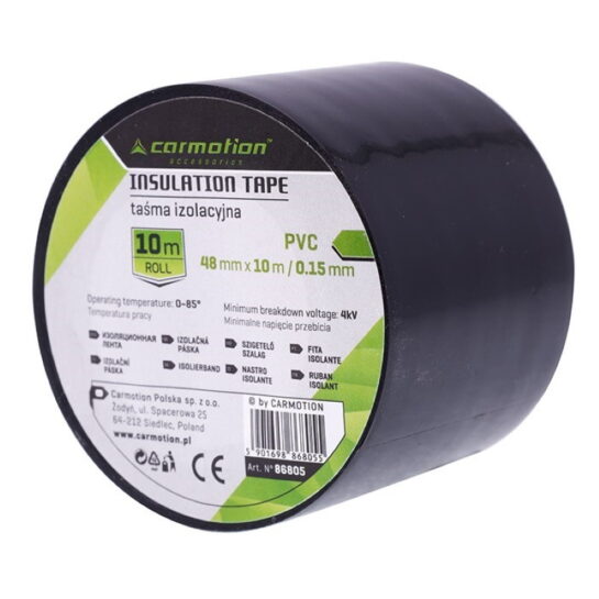 Izolaciona traka PVC samolepljiva, 10m – Carmotion 86805