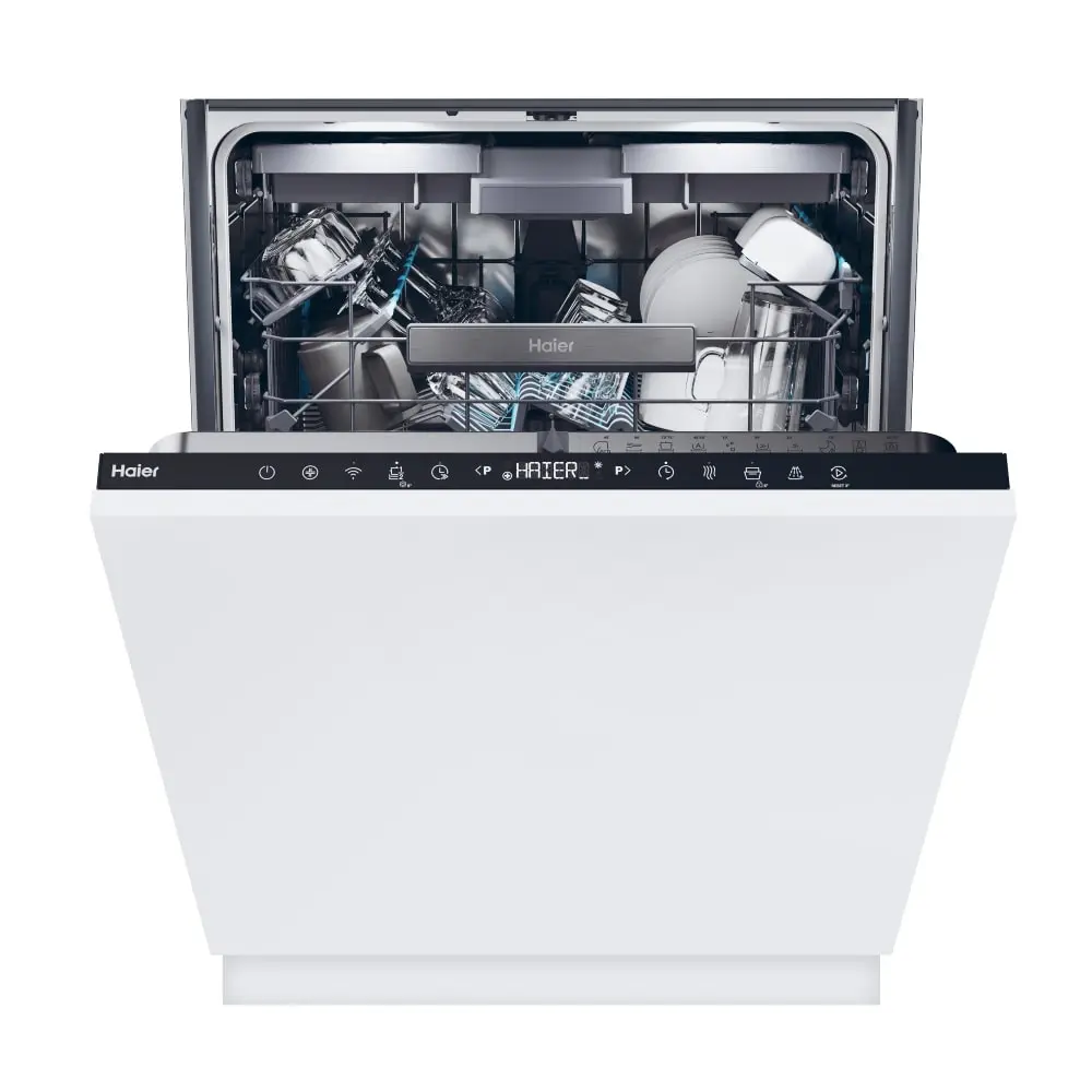 HAIER Washlens PLUS XI 6B0S3FSB Ugradna mašina za pranje sudova, 16 kompleta, 11 programa, bela