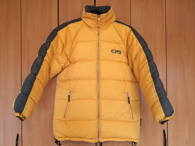 Zimska jakna Campus, veličina L dvolična (žuta-siva)