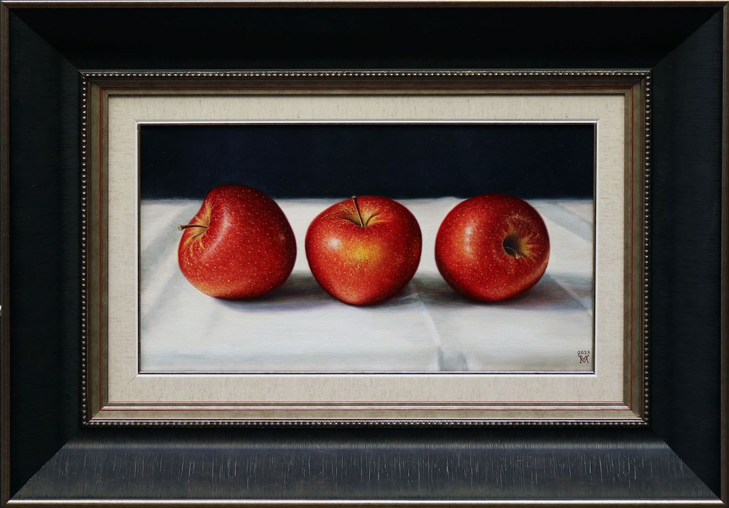 Slika Miljana Vasiljevića – Tri jabuke