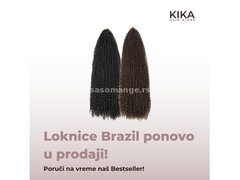 KANEKALON SINTETIČKE LOKNE "BRAZIL" - ZVANIČAN UVOZ I PRODAJA KIKA HAIR STORE DOO