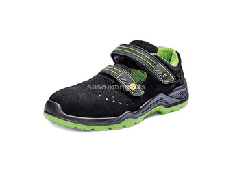 Cerva Halwill s1p esd zaštitne sandale , mikrofiber, crno-zelena veličina 45 ( 1020061485750045 )
