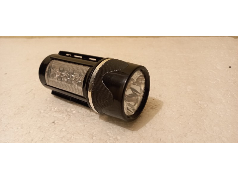 Baterijska lampa na punjenje 230V BLACK