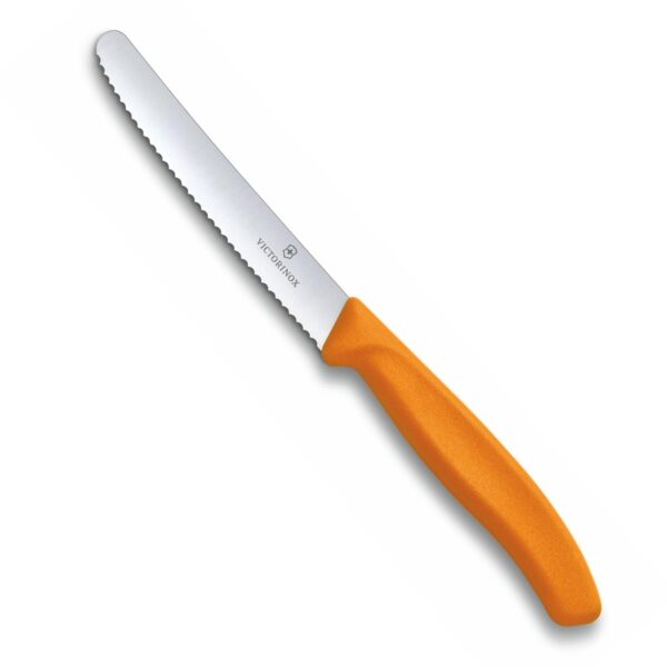 Victorinox kuhinjski nož 67836 L119 11 cm reckasti narandžasti