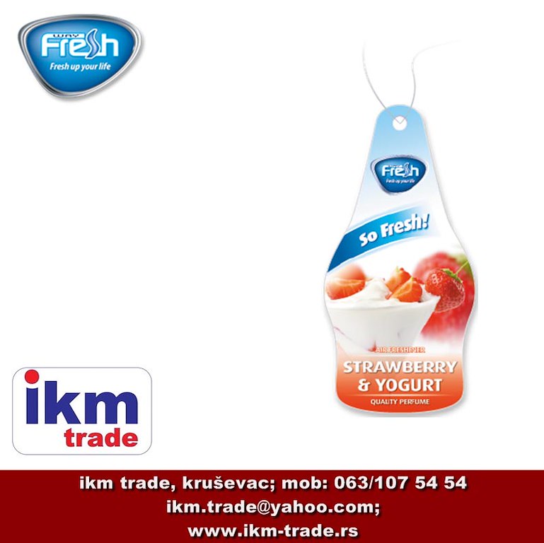 FRESH WAY Mirisna jelkica JAGODE & JOGURT