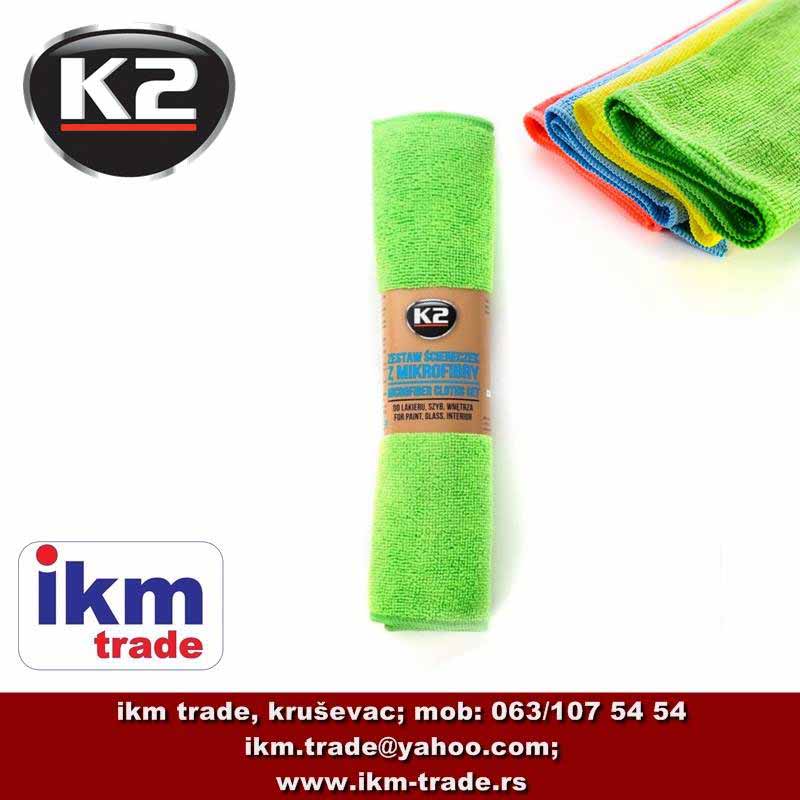 K2 MIKROFIBER KRPA 30x35cm – set 4 kom