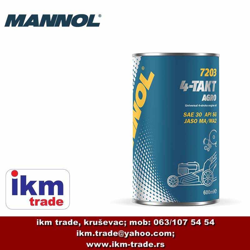 MANNOL 4-TAKT AGRO – ulje za kosilice za travu 0,6l