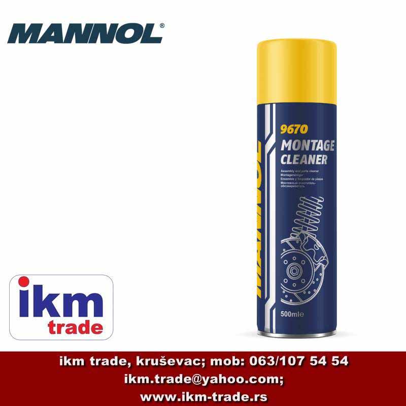 MANNOL MONTAGE CLEANER 9670 – Sprej za čišćenje kočnica 500ml