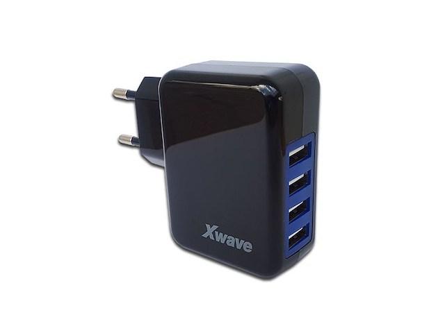 XWAVE zidni punjac/adapter H44 sa 4 X USB!