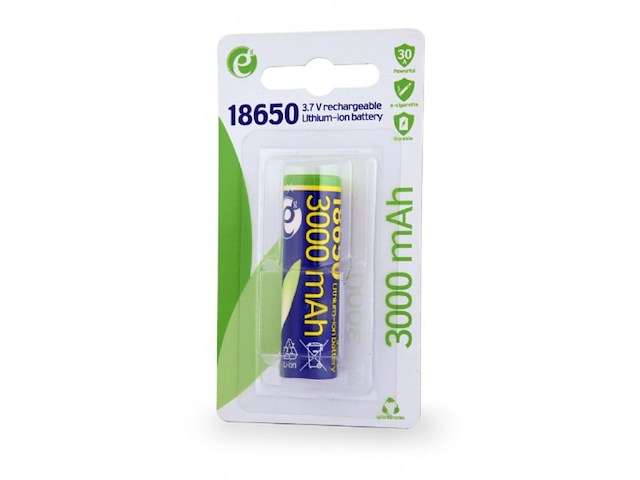 EG-BA-18650-10C/3000 ENERGENIE Lithium-ion 18650 baterija (10C), 3000 mAh