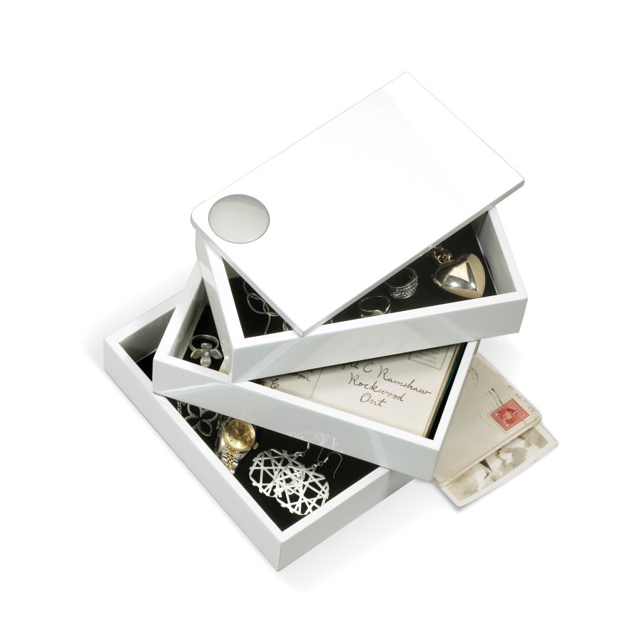 KUTIJA ZA NAKIT – SPINDLE Storage Box White