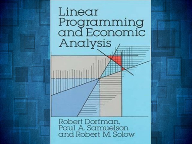 Linear Programming and Economic Analysis