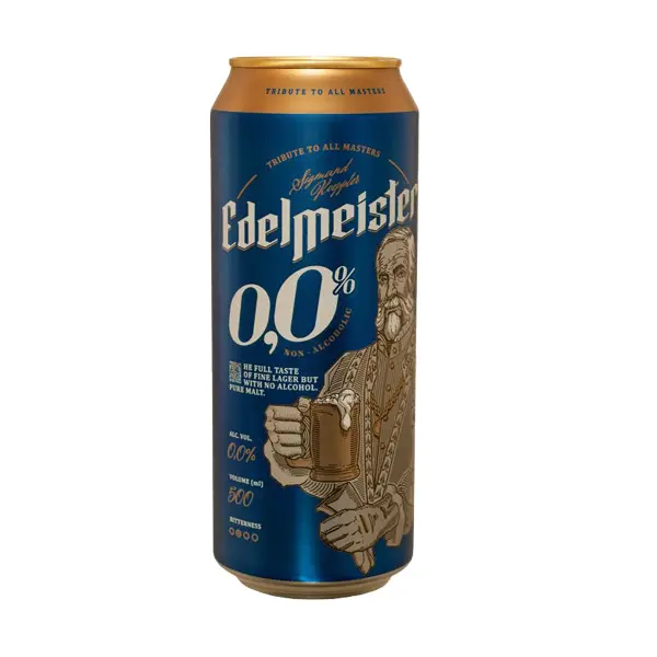EDELMEISTER Bezalkoholno pivo 0.0% 0.5l Can