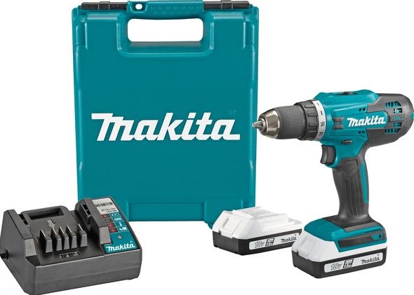Makita – Akumulatorska bušilica – odvrtač Makita; 18VG; 2×1,5 Ah + kofer DF488D002