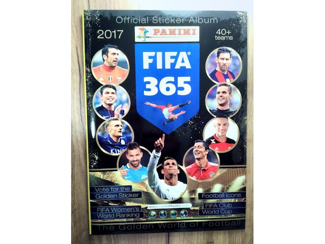 FIFA 365 2017 - prazan album GLANC