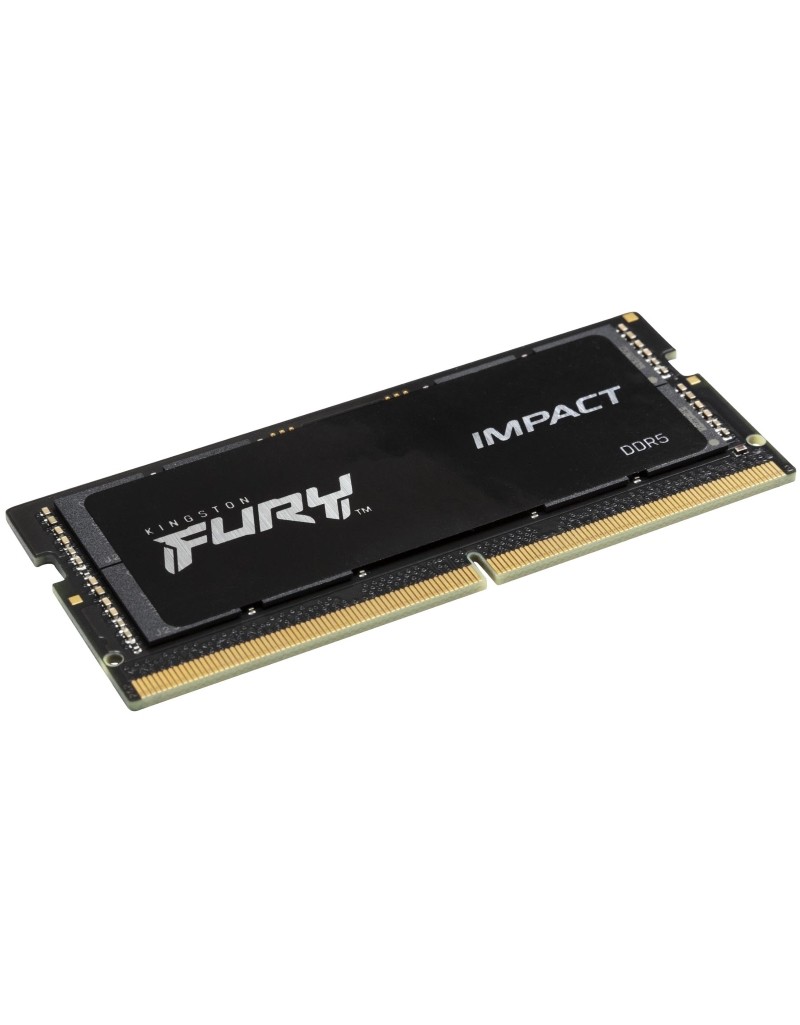KINGSTON SODIMM DDR5 16GB 4800MT/s KF548S38IB-16 Fury Impact black