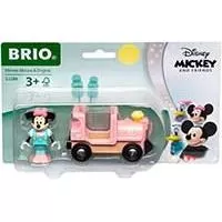 BRIO Disney Lokomotiva i figurica Minnie Mouse 32288