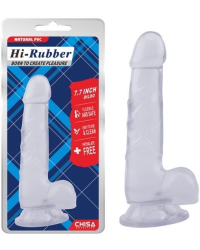 CLEAR DILDO 19,5