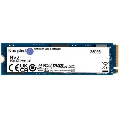 KINGSTON 250G NV2 M.2 2280 PCIe 4.0 NVMe SSD