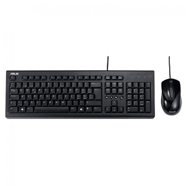 U2000 KEYBOARD+MOUSE/Black/Serbian