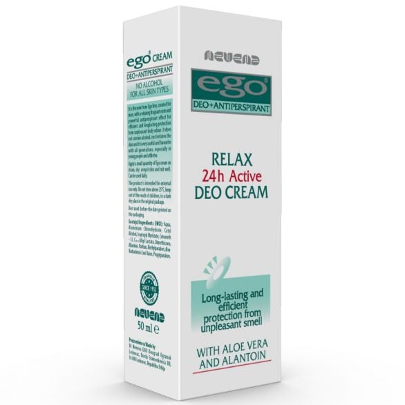 Krema za negu tela NEVENA protiv znojenja Ego Deo Relax 50ml