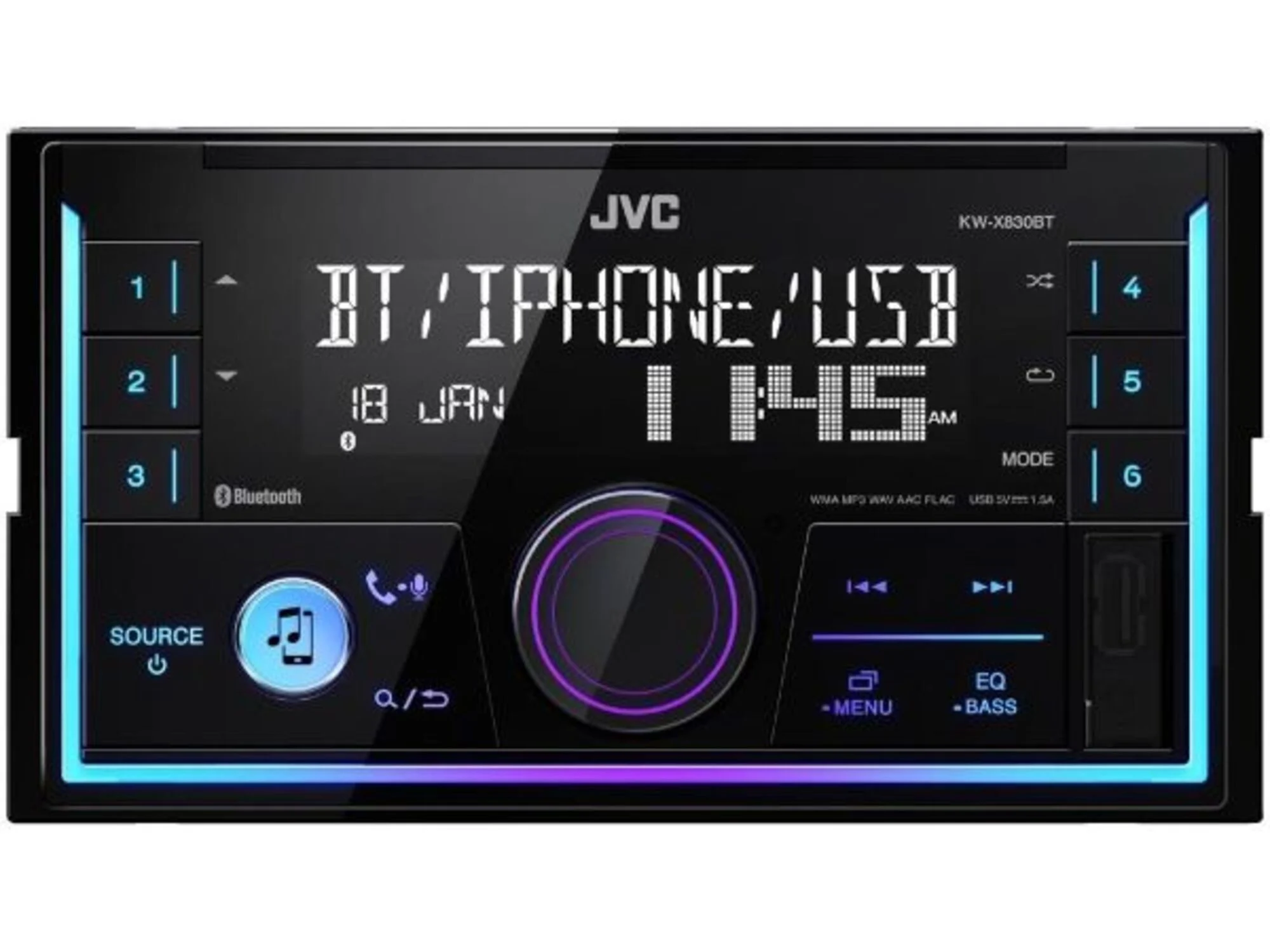 JVC Auto radio KW-X830BT