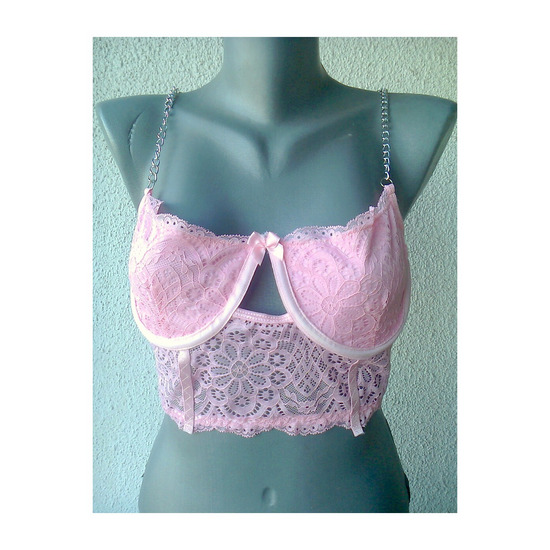 brushalter roze čipka br L